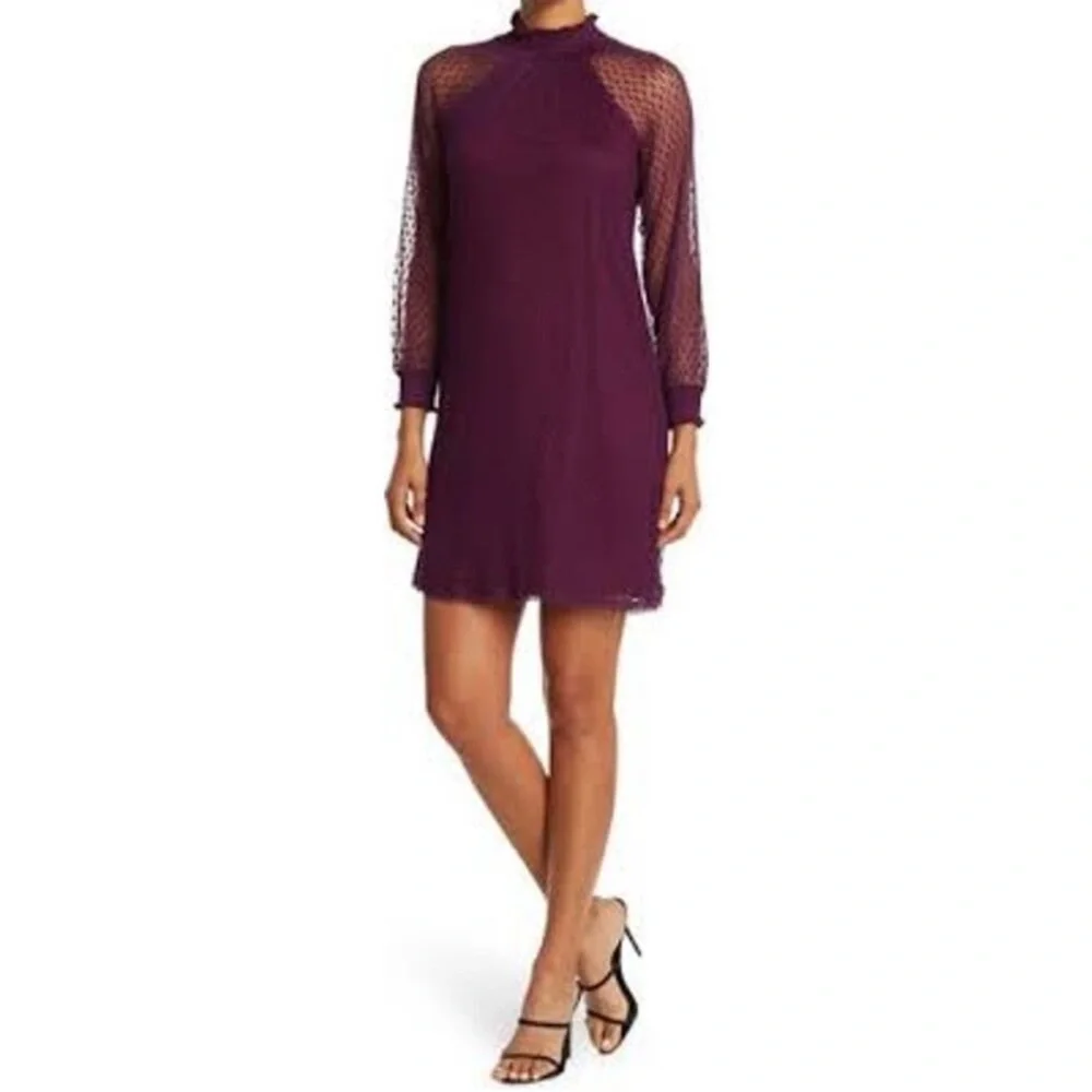 Nina Leonard | Dresses | Nina Leonard Size Medium Chiffon Kjole Trapeze ...